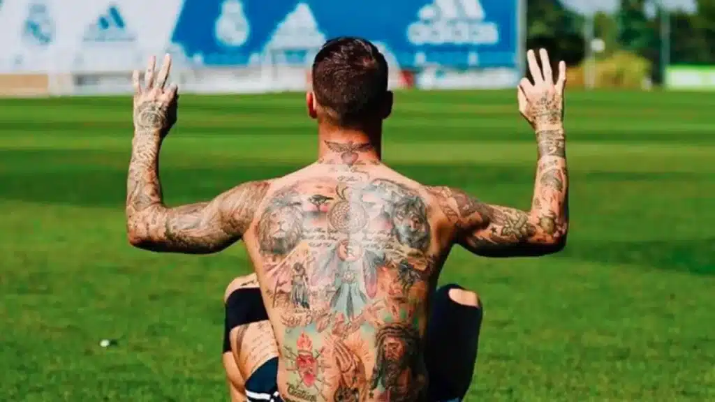 Los tatuajes icónicos de Sergio Ramos